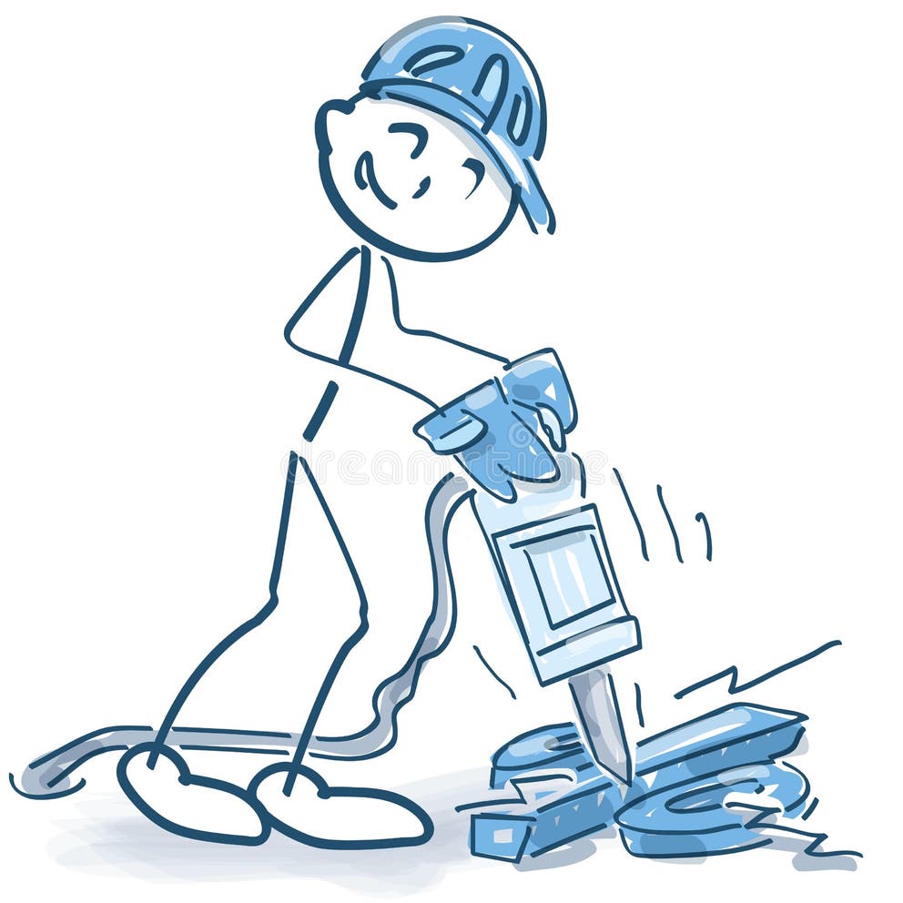 Stickman Hammer Stock Illustrations – 71 Stickman Hammer Stock ...