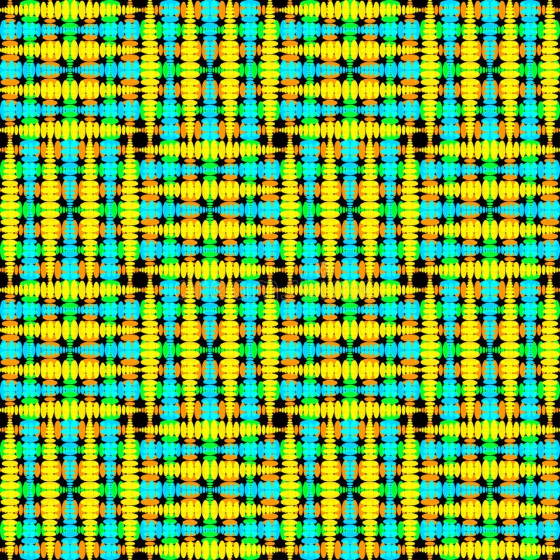 Strict Green Tiles of Intersecting Red Squares and Yellow Curly ...