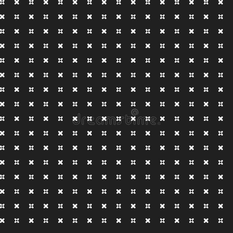 Strict Pixelated Seamless Pattern in Corporate Style Stock Vector ...