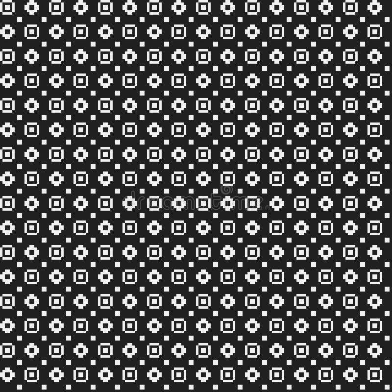 Strict Pixelated Seamless Pattern in Corporate Style Stock Vector ...