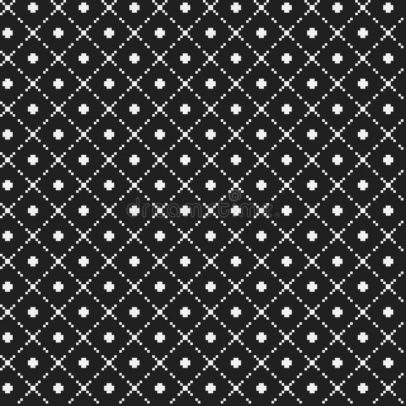 Strict Pixelated Seamless Pattern in Corporate Style Stock Vector ...