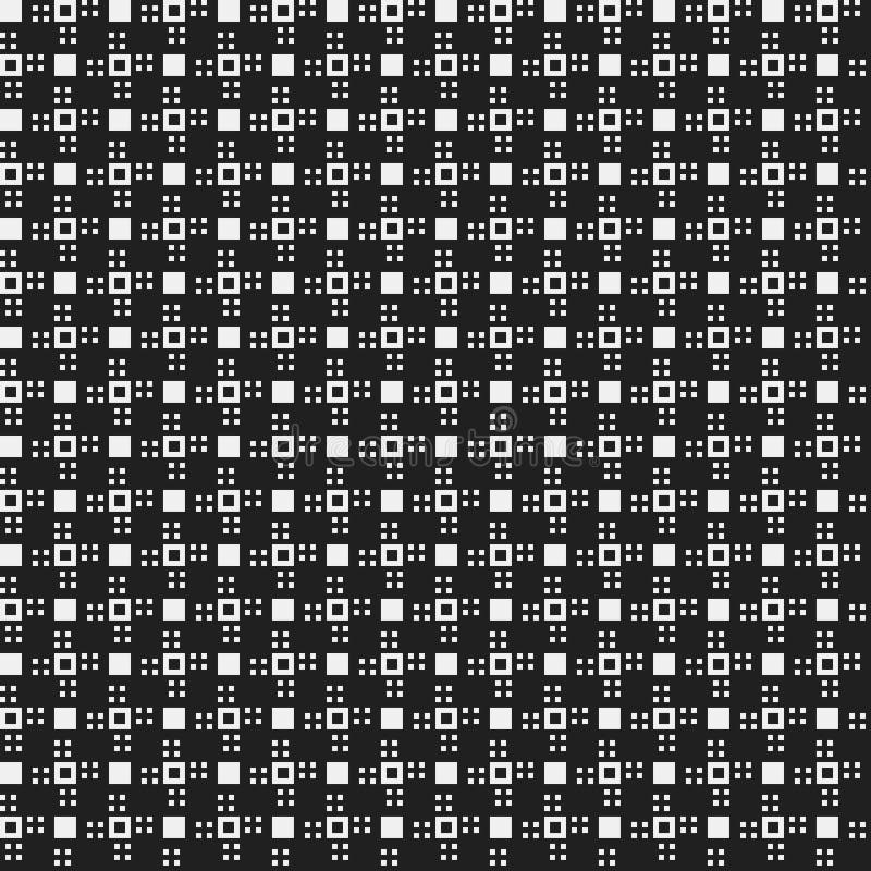 Strict Pixelated Seamless Pattern in Corporate Style Stock Vector ...