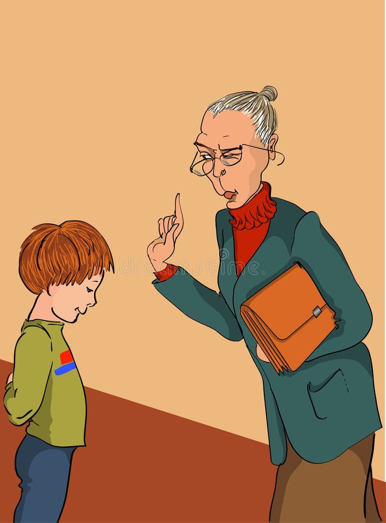 Strict Teacher Stock Illustrations – 356 Strict Teacher Stock ...