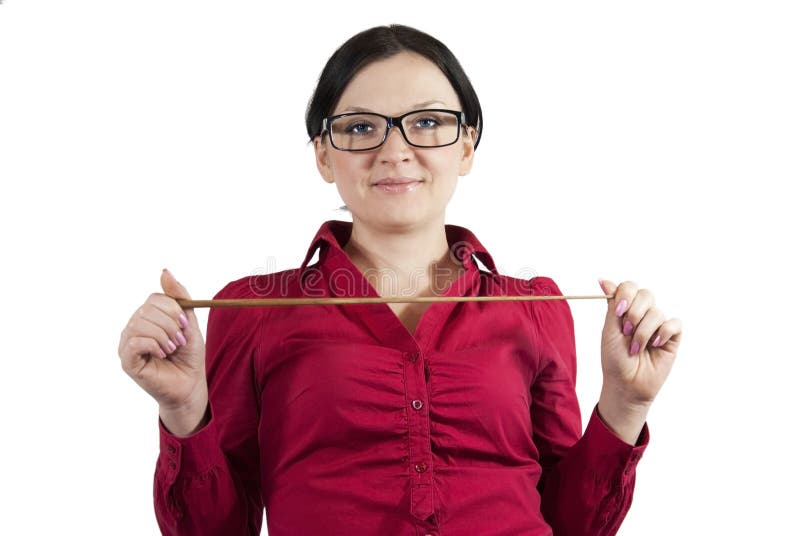 Strict teacher stock photo. Image of glasses, power, success - 22736722