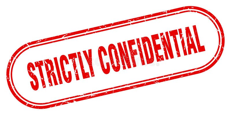 Strictly Confidential Stock Illustrations – 130 Strictly Confidential ...