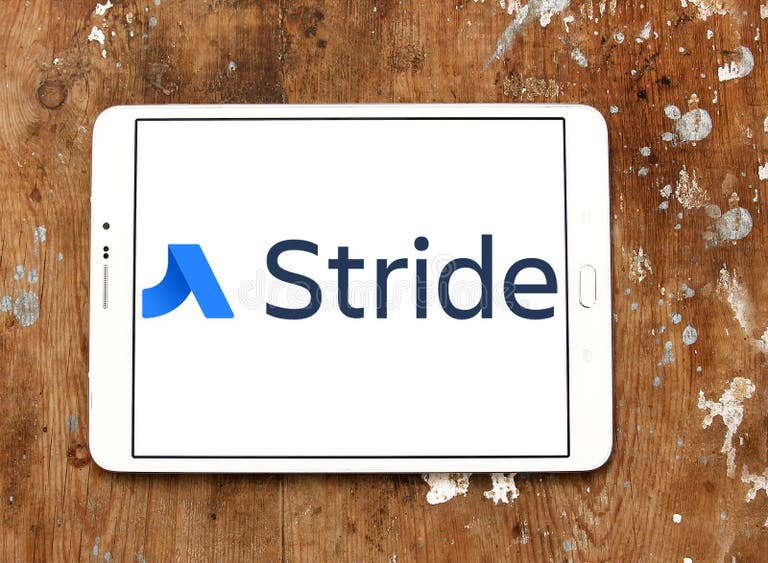 Stride software logo editorial photo. Image of computing - 118854761
