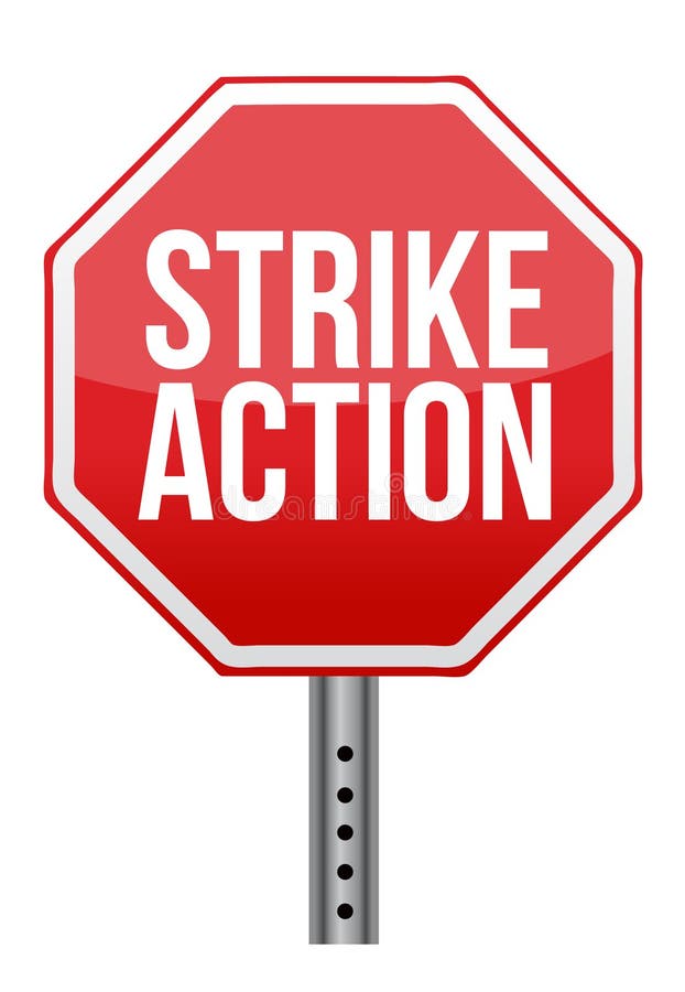 Strike stock illustration. Illustration of assertive - 33594175
