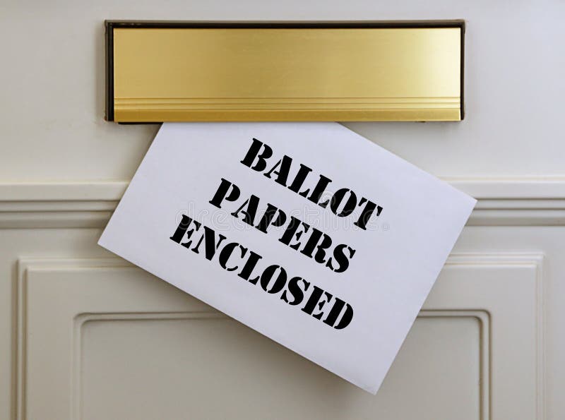 Strike Ballot Papers Delivered by Post Stock Image - Image of envelope ...
