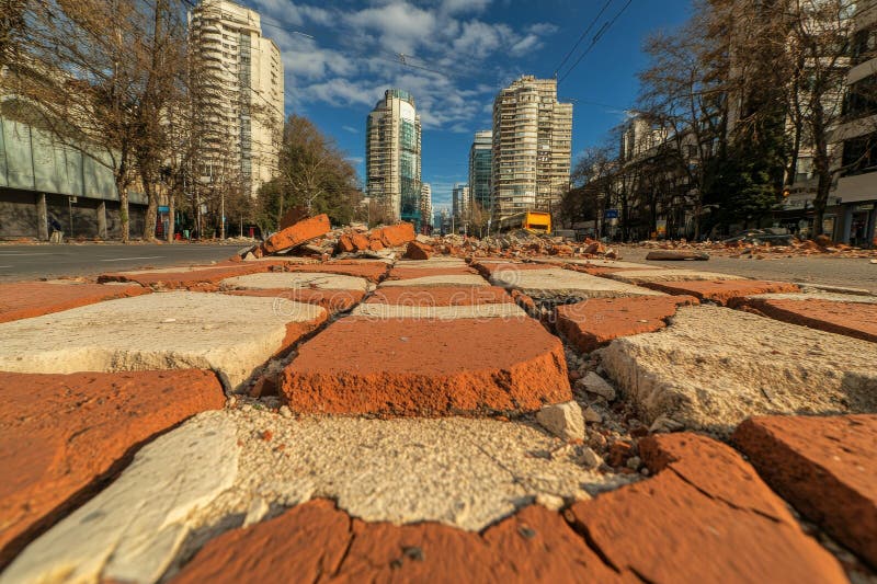 A Strike Caused the Destruction of an Industrial Concrete Building ...