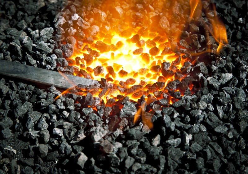 Strike the Iron while Its Hot Stock Image - Image of blacksmith, strike ...