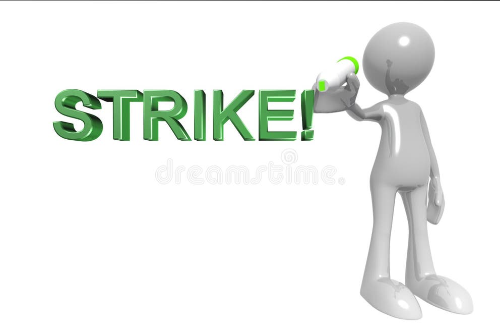 Strike with man stock illustration. Illustration of competitive - 177095461