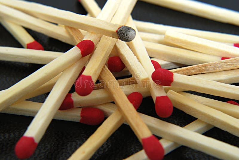 Strike One stock image. Image of flame, burnt, conception - 8530167