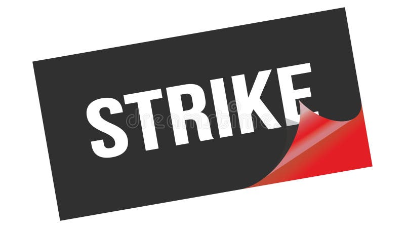 Text strike icon stock vector. Illustration of vector - 223751844