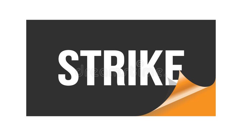 Strike Sticker Stock Illustrations – 3,993 Strike Sticker Stock ...