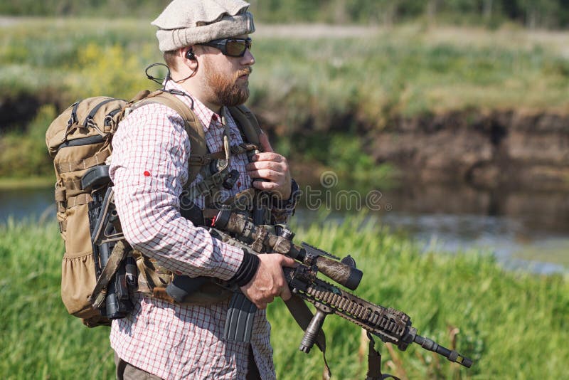 Strikeball warrior stock photo. Image of glowes, core - 101197090