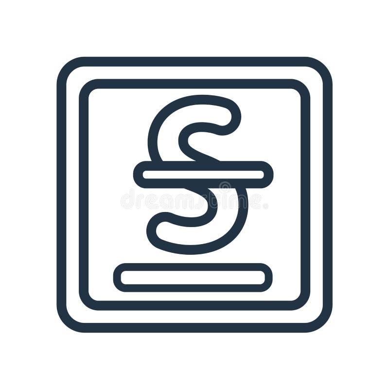 Strikethrough Sign Stock Illustrations – 503 Strikethrough Sign Stock ...