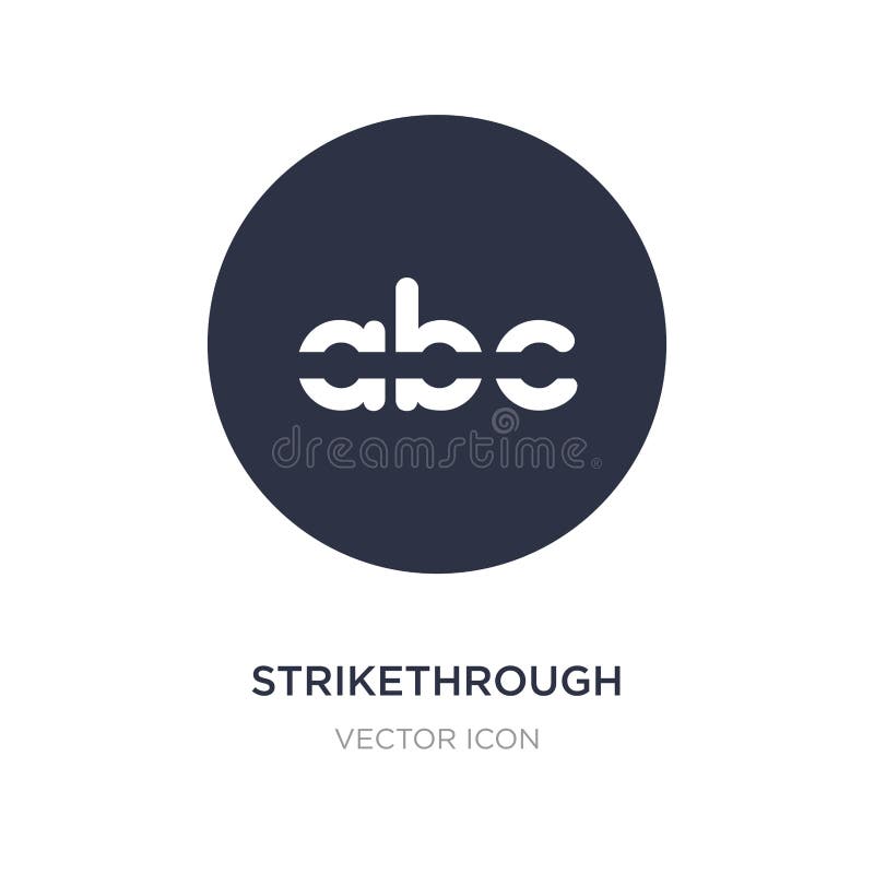 Strikethrough Sign Stock Illustrations – 503 Strikethrough Sign Stock ...