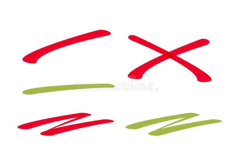 Marker Cross Out Stock Illustrations – 132 Marker Cross Out Stock ...