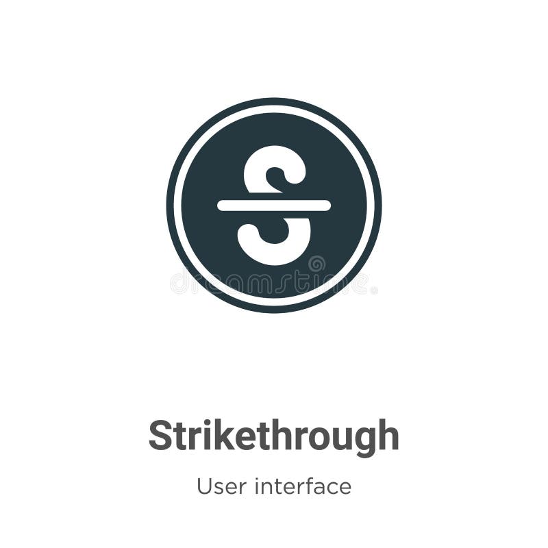 Strikethrough Sign Stock Illustrations – 503 Strikethrough Sign Stock ...