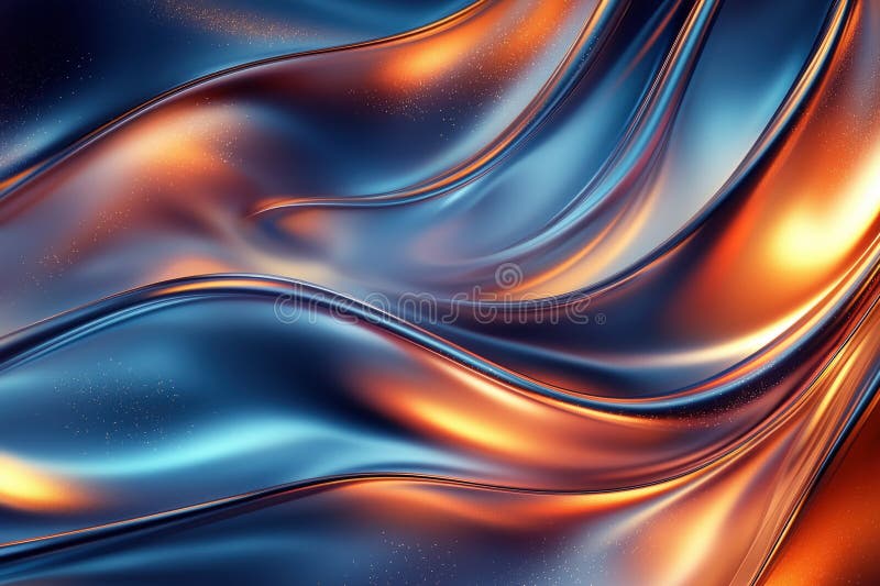 A Striking Abstract Background Combining Blue and Orange Hues for a ...