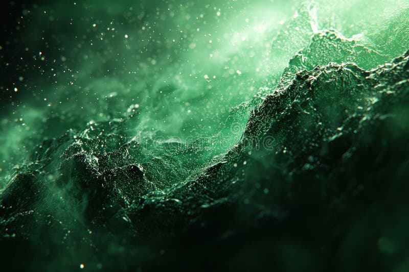 A Striking Abstract Background Combining Green and Black, Creating an ...