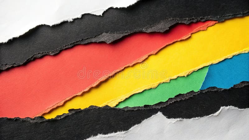 Striking Abstract Background Design Featuring Intricate Torn Paper ...