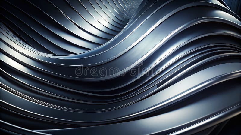 Striking Abstract Black and Gray Curved Shapes Background a Modern ...