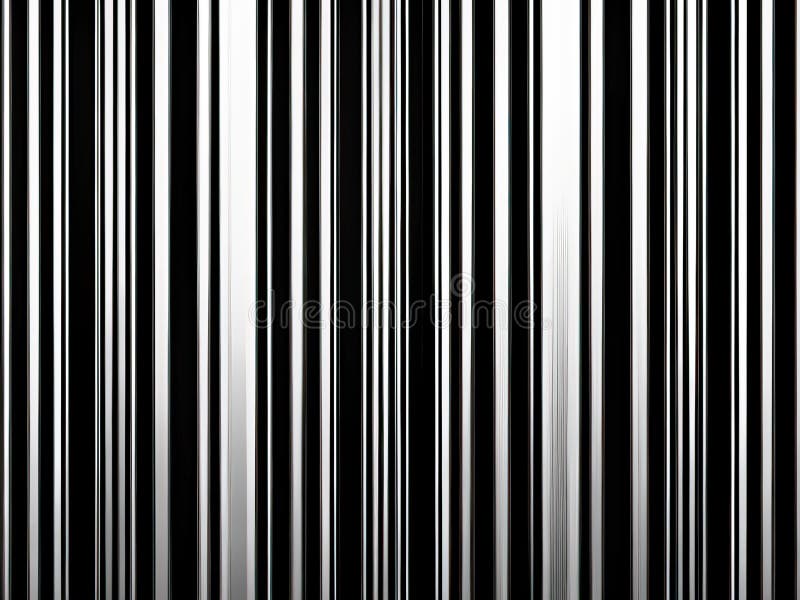 A Striking Abstract Black and White Barcode Pattern Minimalist ...