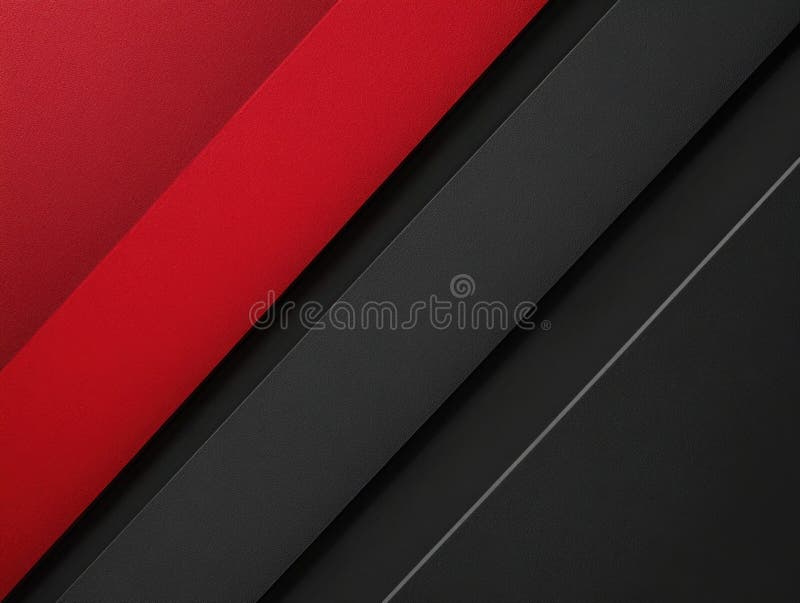 Striking Abstract Graphic with Red and Black Stripes Stock Photo ...