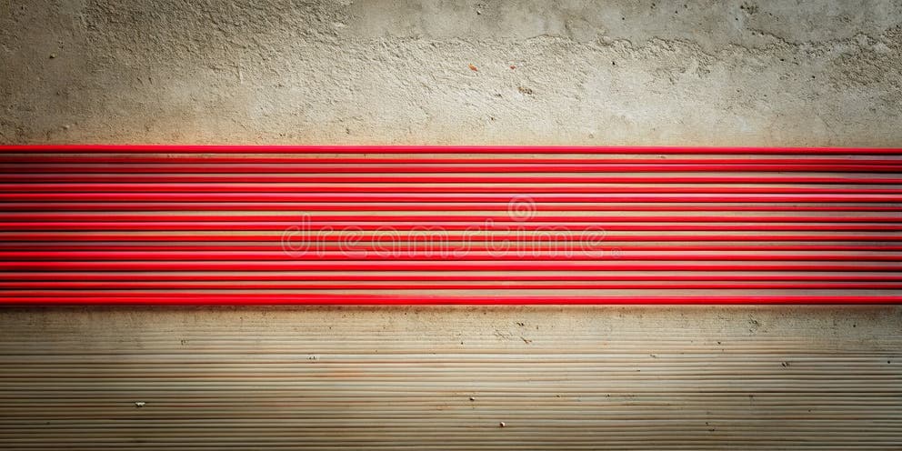 Striking Abstract Red Horizontal Lines Background a Visually ...