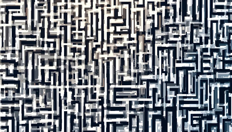 "Dynamic Maze-Inspired Mosaic Texture with Artistic Brush Strokes for a ...