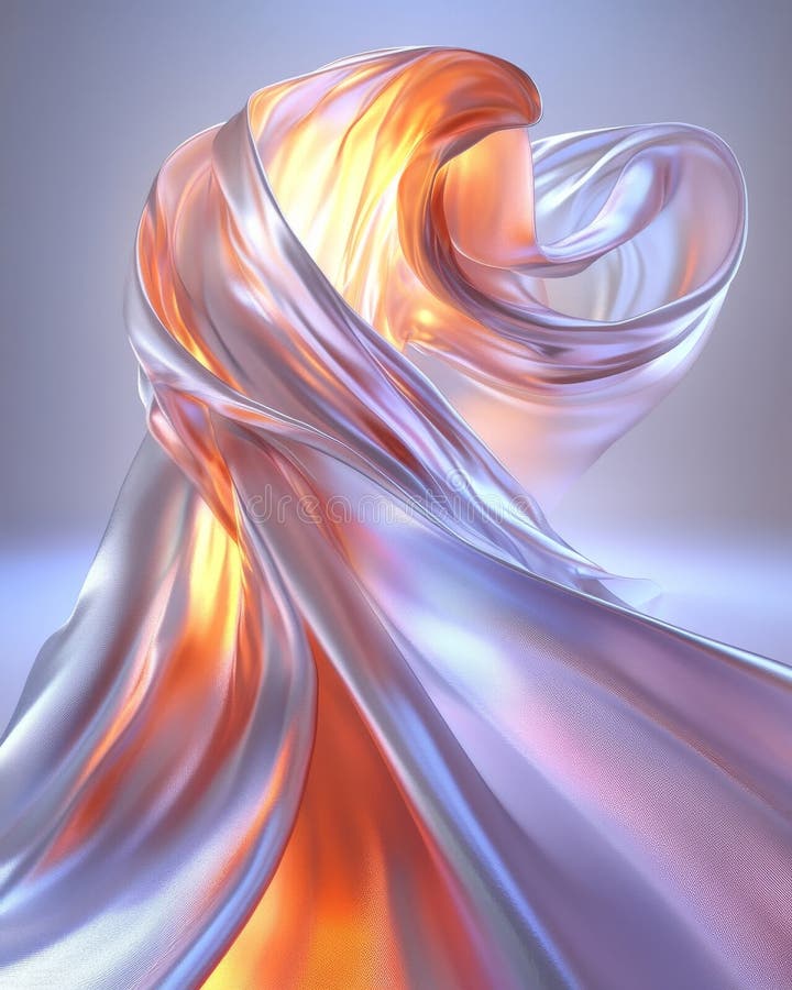 A Striking, Animated Visual of Neon Geometric Forms Blended with Fluid ...