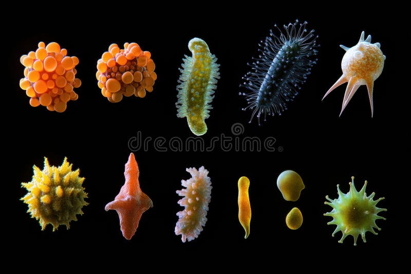 Evolving Bacteria Showcase Diverse Forms and Colors in a Captivating ...