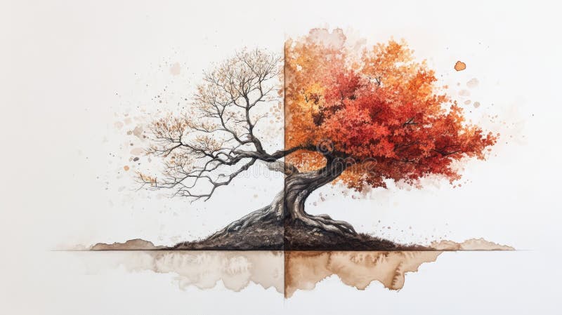 A Striking Artistic Interpretation of a Tree Representing the ...
