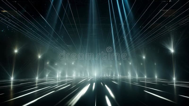 Dynamic Atmospheric Light Display for Spectacular Stages Stock Video ...