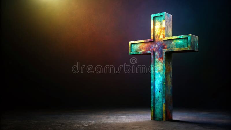 A Striking Black Cross Design Exploring Gothic Religious and Minimalist ...