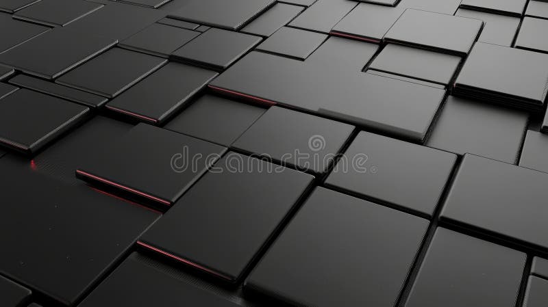 Striking Black and Red Checkered Wall Design, a Bold Geometric Pattern ...