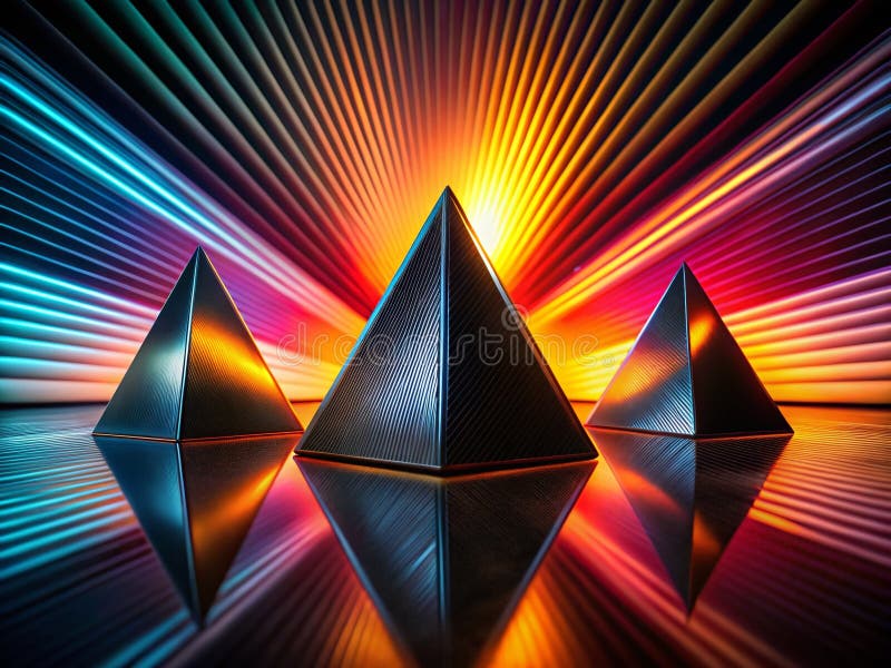 Striking Black Triangle Abstract Background a Modern Geometric Design ...