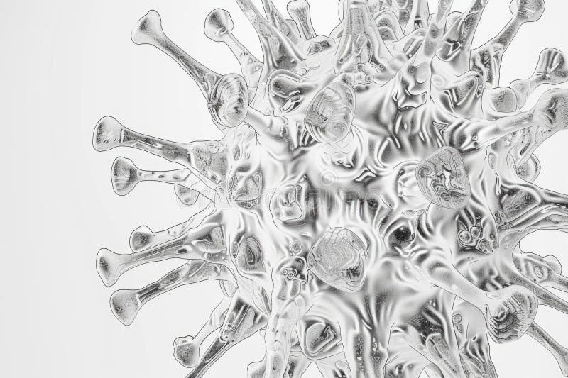 A Striking Black and White Image of a Corona Corona. Suitable for ...