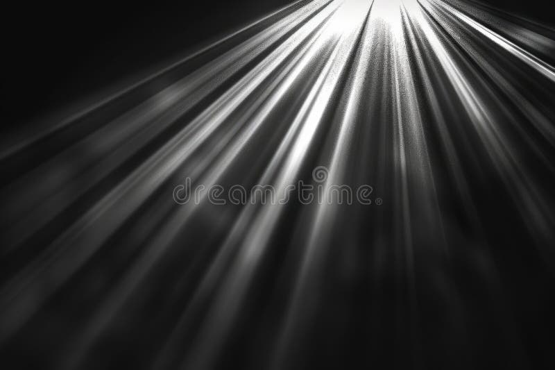 A Striking Black and White Photo of a Light Beam. Perfect for Adding a ...