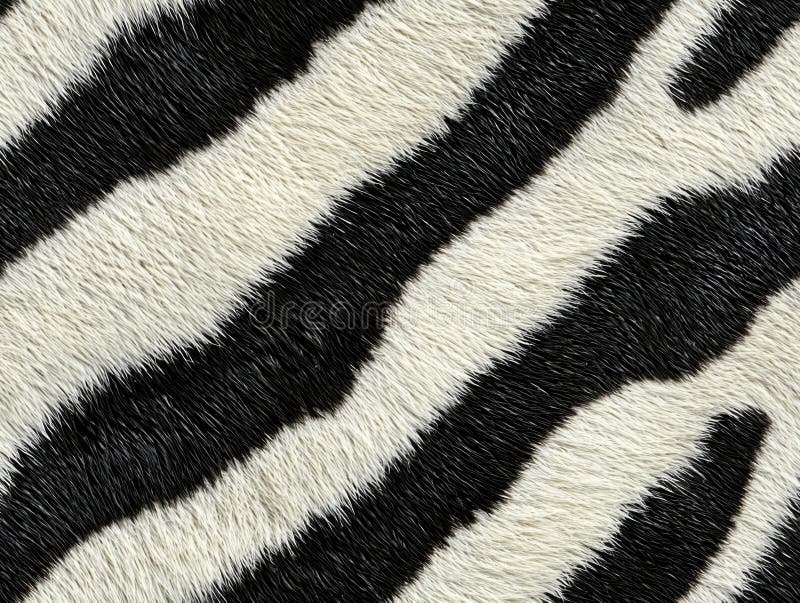 Striking Black and White Zebra Print Pattern Featuring Bold Stripes and ...