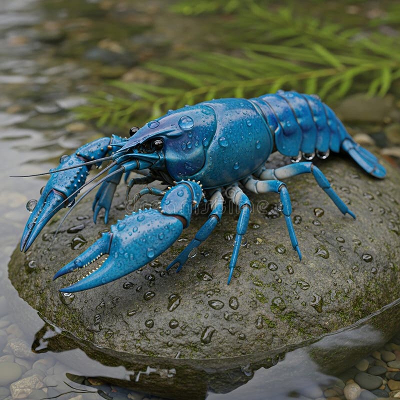 Blue Crayfish Resting Stock Illustrations – 15 Blue Crayfish Resting ...