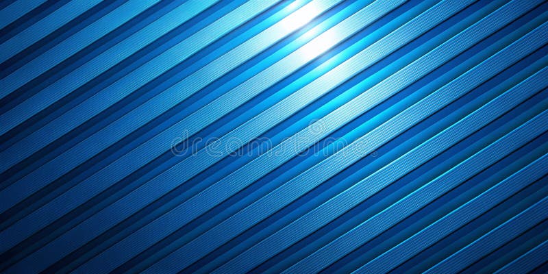 Striking Blue Diagonal Stripe Background with Subtle Light Spot and ...