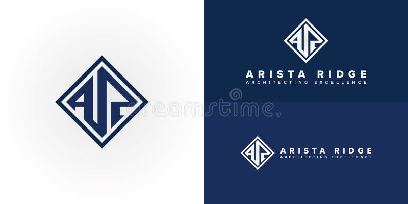 A Striking Blue Square Frame Elegantly Encloses the Initials a and R ...