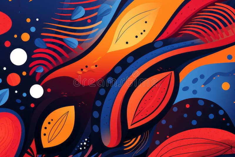 Striking Bold Patterns Background Stock Illustration - Illustration of ...