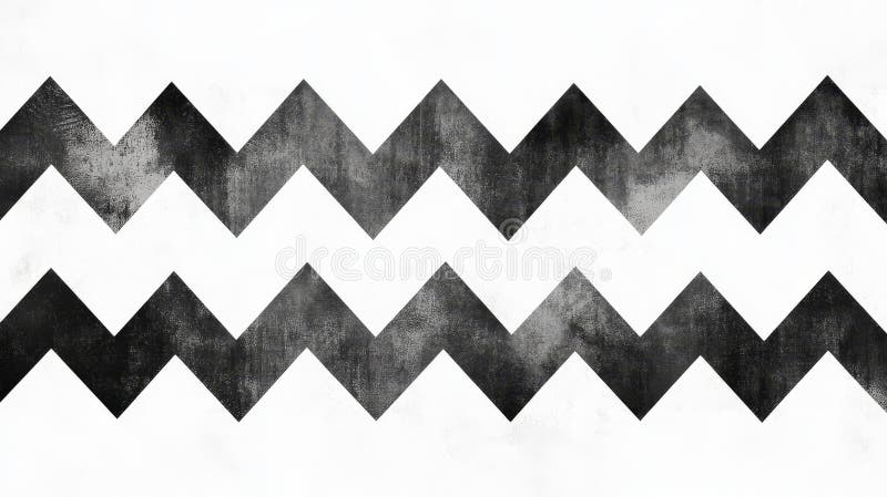 Striking Chevron Pattern Features Alternating Black and White Lines ...