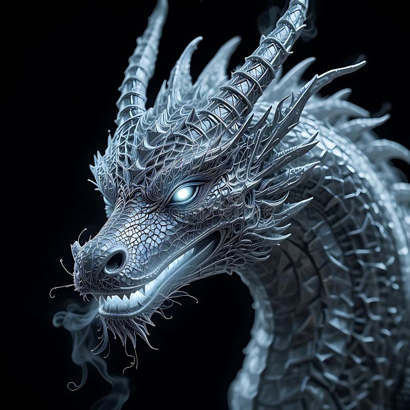Detailed 3D Render of a Majestic Dragon by AI Generated Stock ...