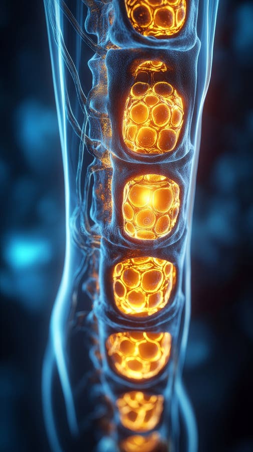 A Striking Close-up Image of Colorful Cellular Structures with Detailed ...