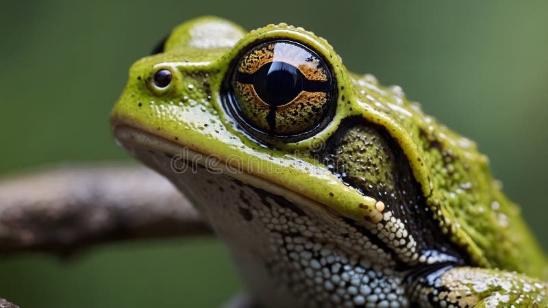 Close-Up of the Sharp-Snouted Day Frog, Highlighting Its Intricate ...