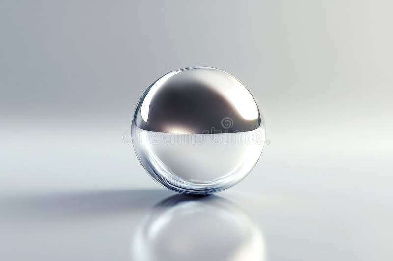 Gleaming Metal Paperweight Close-up Stock Illustration - Illustration ...